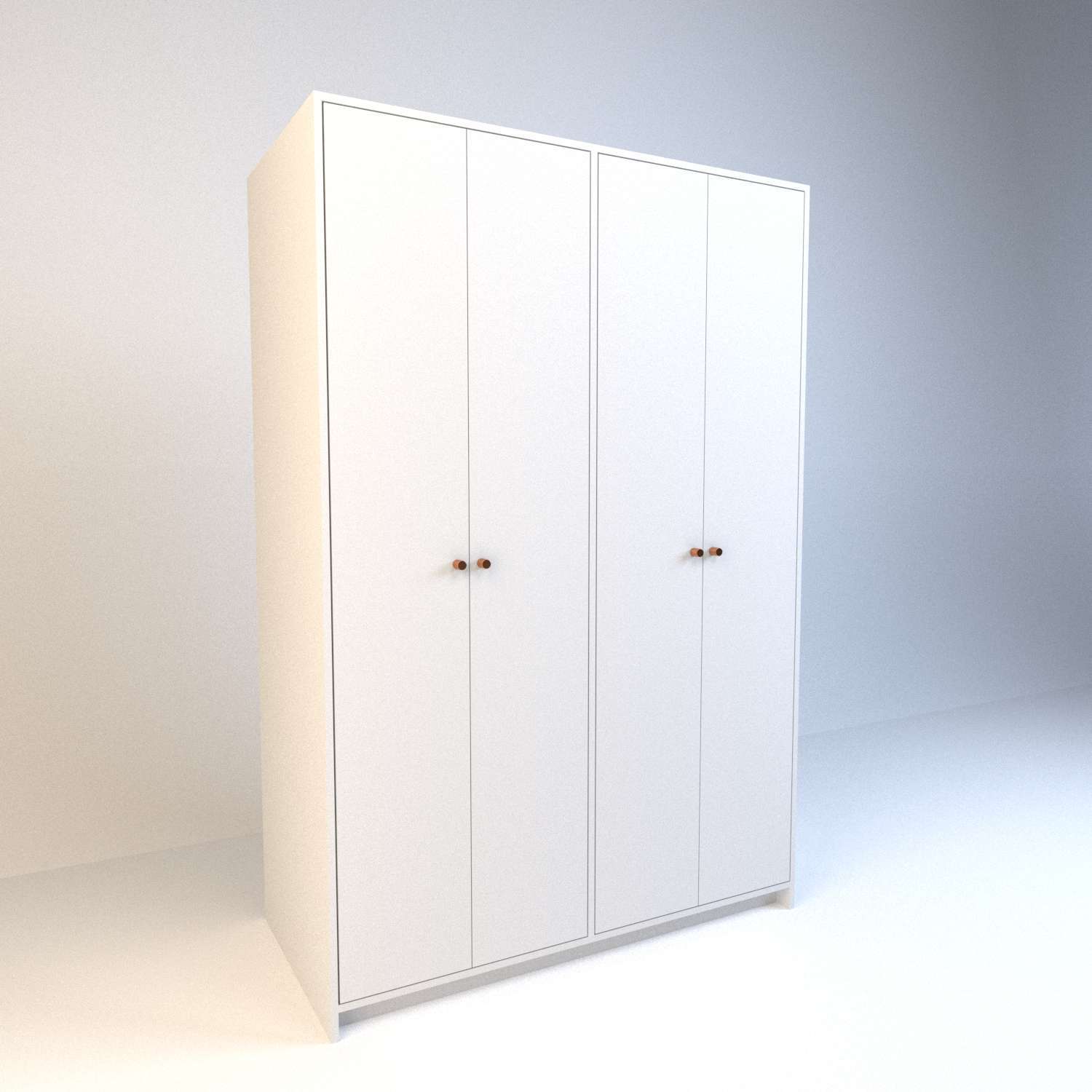 PLACARD DE ABRIR 1,2M 4PT 2CJ.